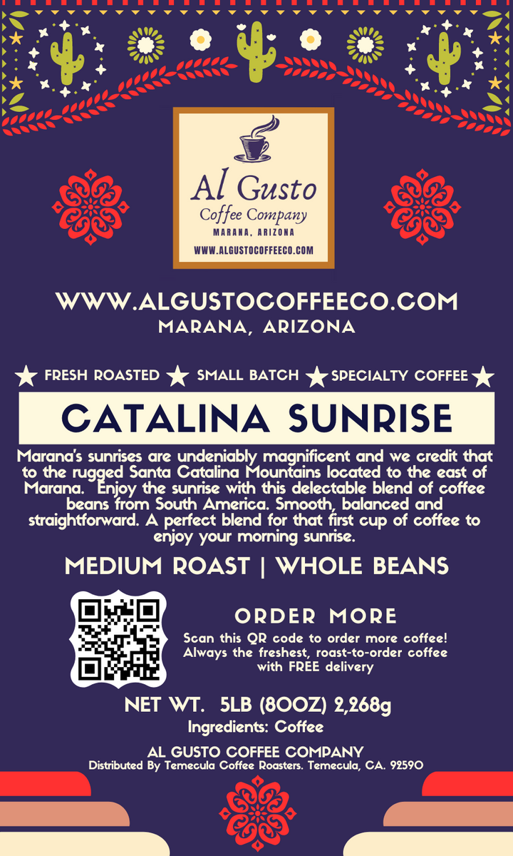 Catalina Sunrise - 5LB – Al Gusto Coffee Company